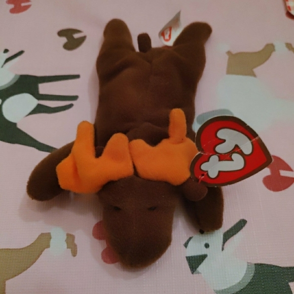 Ty | Toys | Teenie Beanie Babies Chocolate The Moose | Poshmark